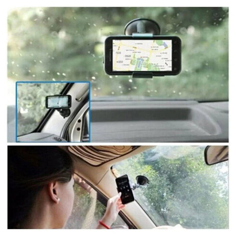 Plastic-Universal-Black-Car-Auto-360-Rotating-Phone-Windshield-Mount ...