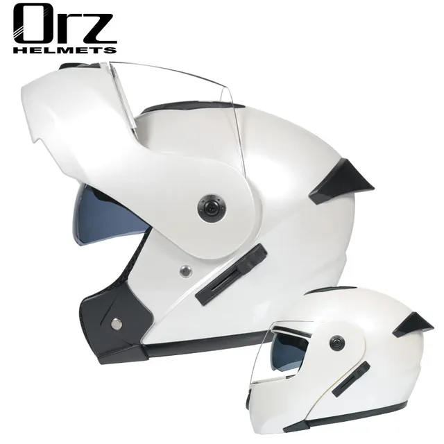 ORZ-161 Modular Flip Motorcycle Helmet Motocicleta Casco Double ...