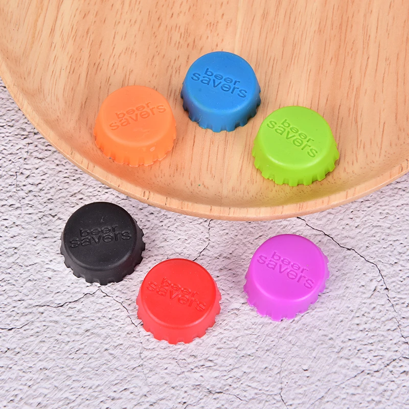 6-PCS-pack-New-Kitchen-Tool-Silicone-Cap-of-Beer-Bottle-Caps-Coke ...