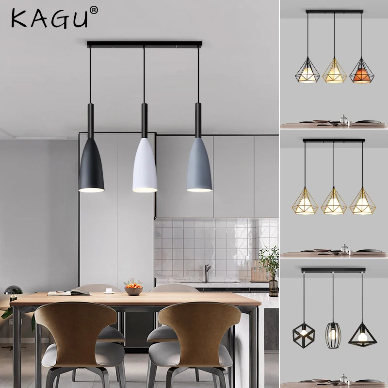 Modern-Restaurant-Lamp-Chandelier-Wrought-Iron-Diamond-Pyramid-Simple ...