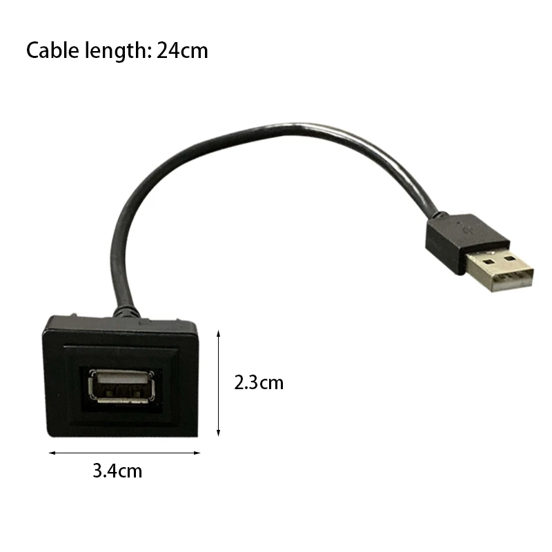 Charge Adapter Cable Wire Extension Lead Car Line USB Interface High ...