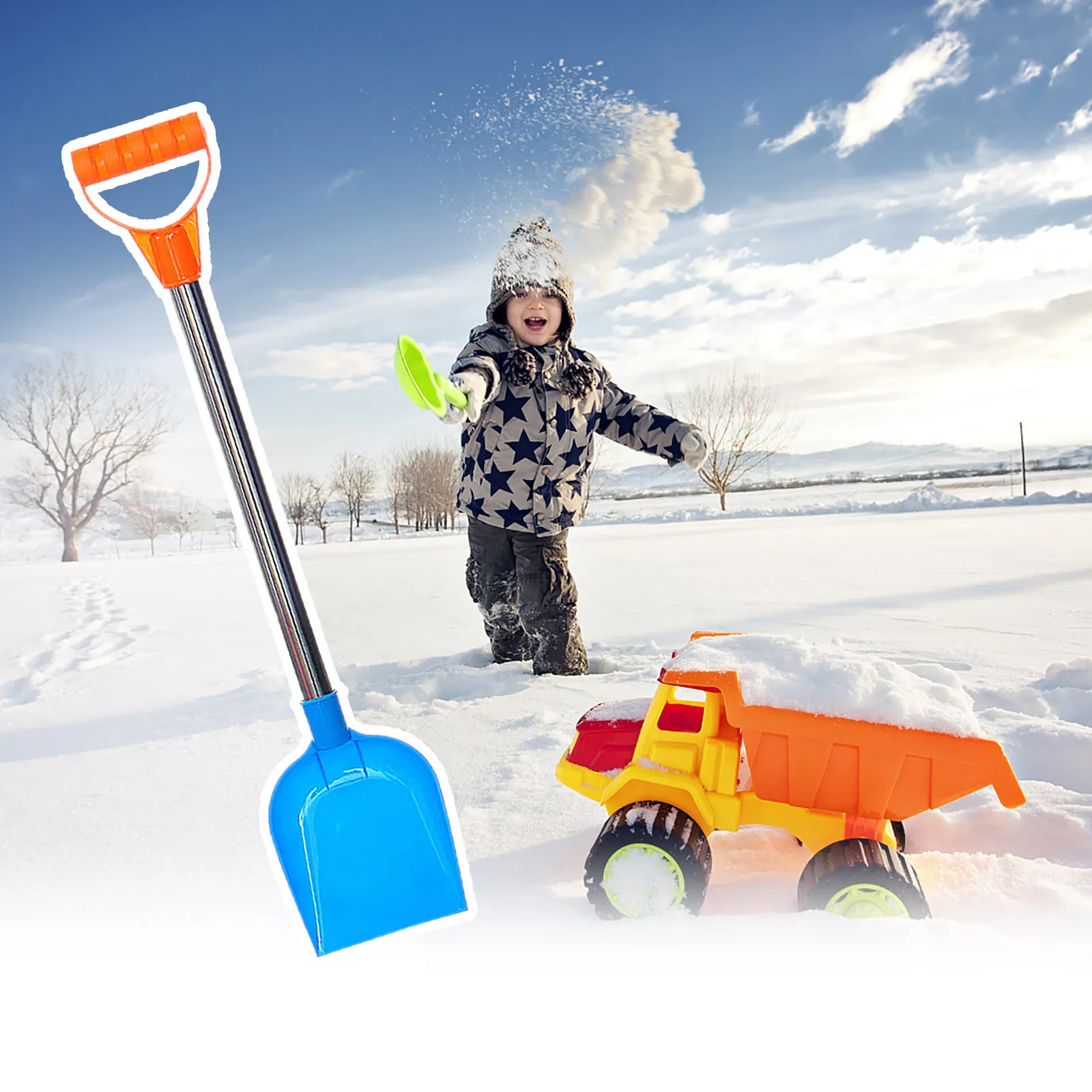 Pelle,Pelle à neige pour enfants, pelle de plage pour enfants avec ...