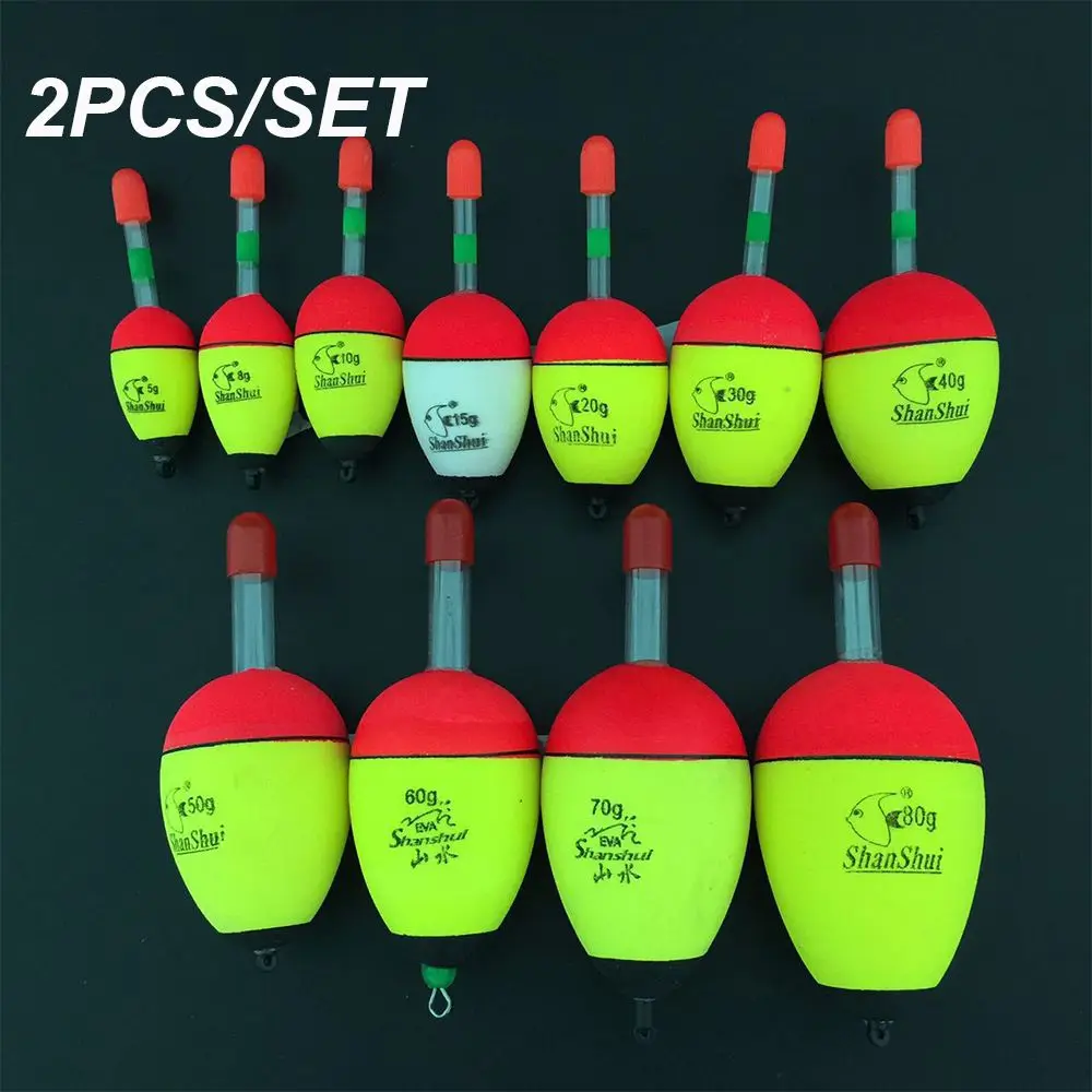 2pcs-set-EVA-Luminous-Floating-Floats-Sea-Rock-Fishing-Striking-Hard ...