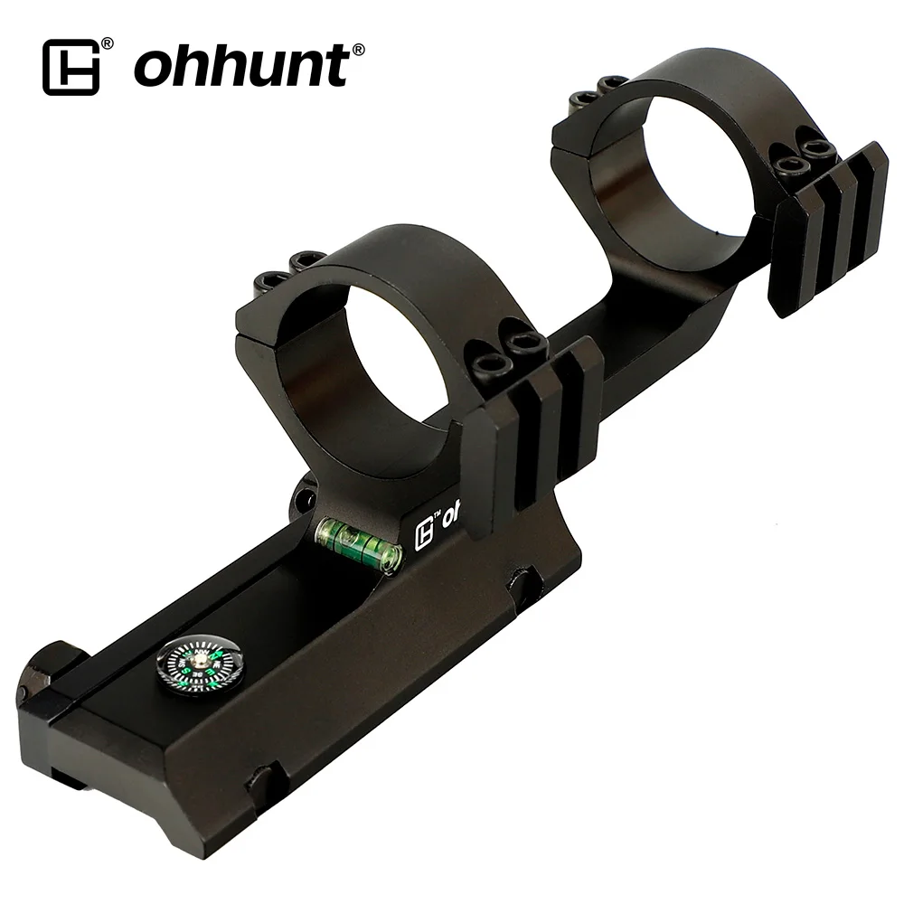Ohhunt Bi-direction 1 Inch 30mm Offset Hunting Rifle Scopes Mount Rings ...