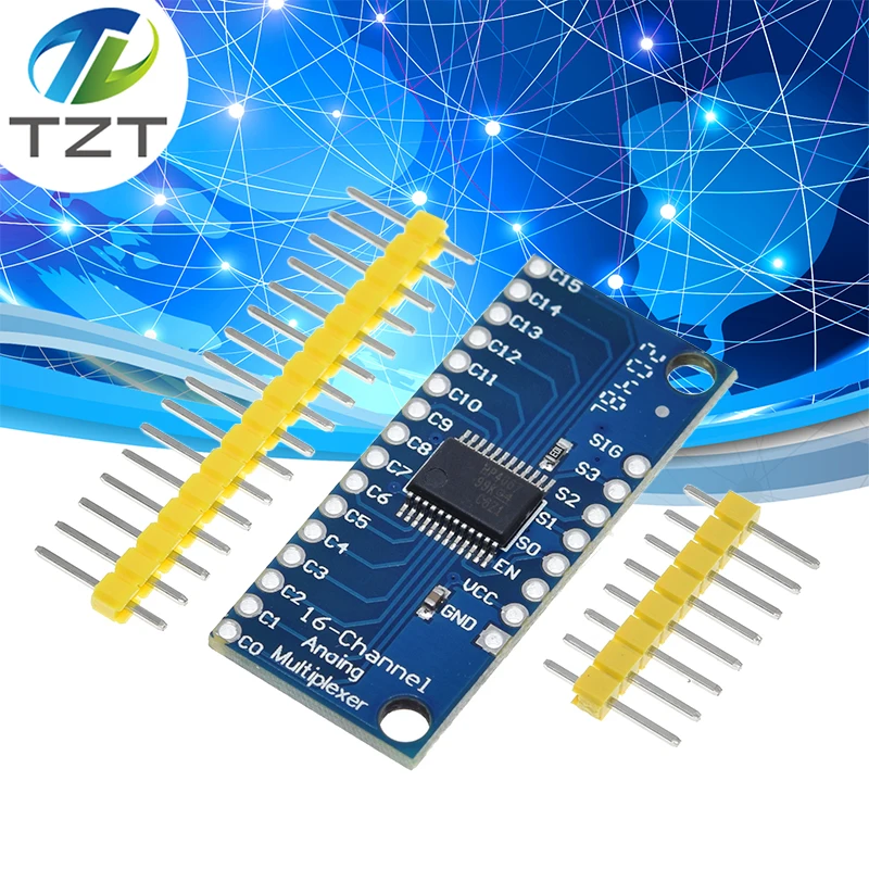 Tzt Smart Electronics Cd74hc4067 16-channel Analog Digital Multiplexer ...