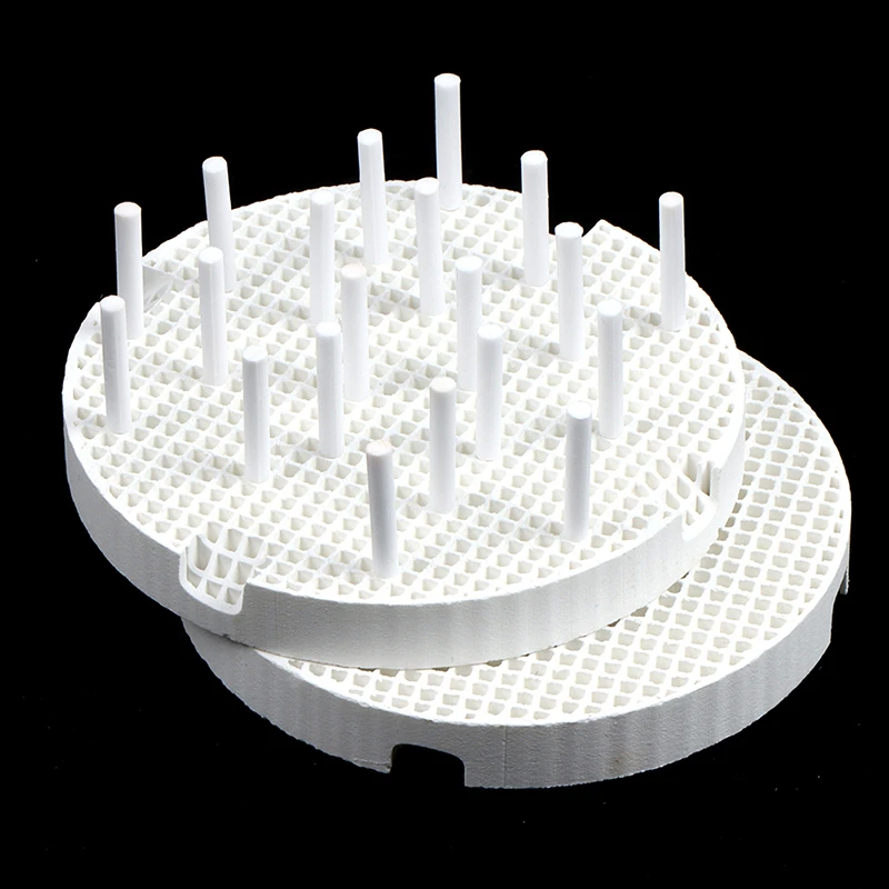 2Pcs Dental Lab Honeycomb Firing Trays with 20 Zirconia Zirconia Pins ...