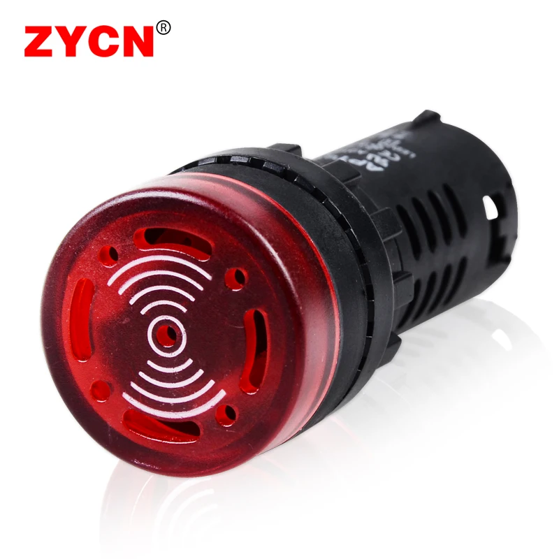Buzzer bip Alarm göstergesi AD16 22SM 12V 24V 220V 22mm flaş sinyal ...