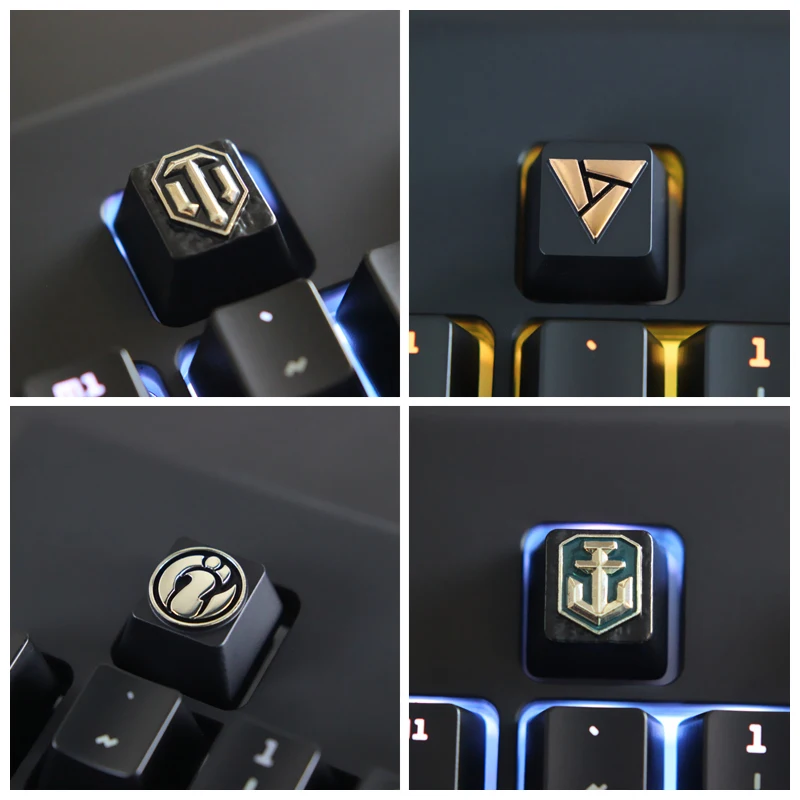 Keycap Customized embossed zinc alloy keycap for game mechanical ...