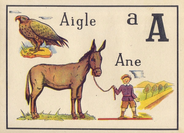 Vintage Alphabet Wall Cards