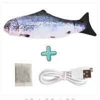Cat USB Charger Toy Fish Interactive Electric floppy Fish Cat toy ...