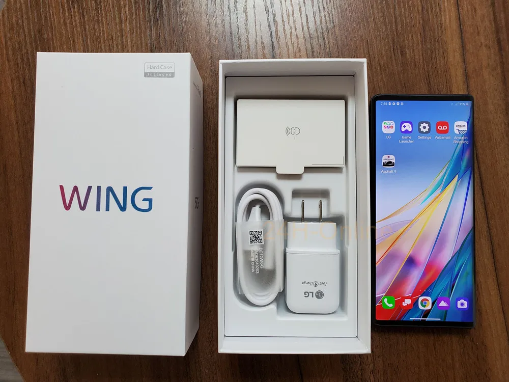 Original LG Wing 5G F100N 6.8″ Rotating Dual Screen 8GB RAM 128GB ROM ...