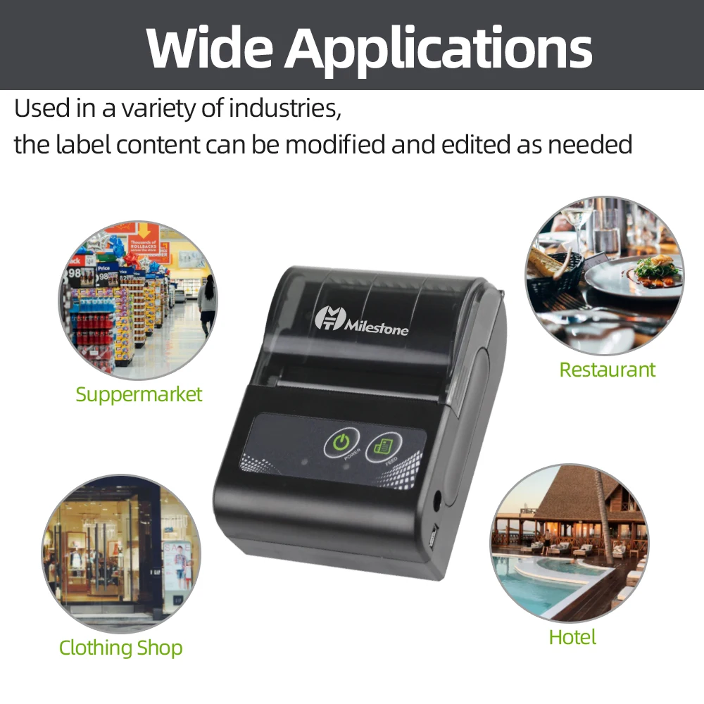 Toutes nos imprimantes,Mini Portable Thermal Printer Wireless Receipt ...