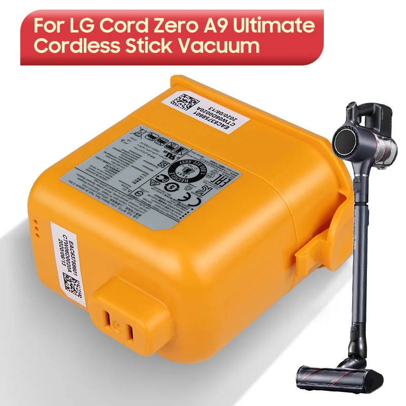Original Replacement Battery For LG Cord Zero A9 Ultimate A9MASTER2X ...