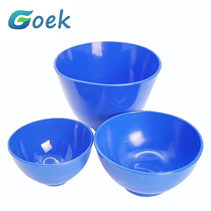 3pcs-Set-Plaster-Mixing-Bowl-Dental-Tools-Material-Soft-Bowl-Color ...
