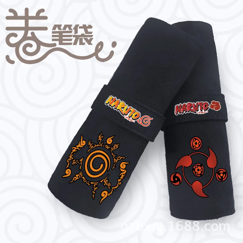NARUTO Scroll ดินสอกรณีการ์ตูนอะนิเมะดินสอกระเป๋าผ้าใบดินสอการ์ตูน ...