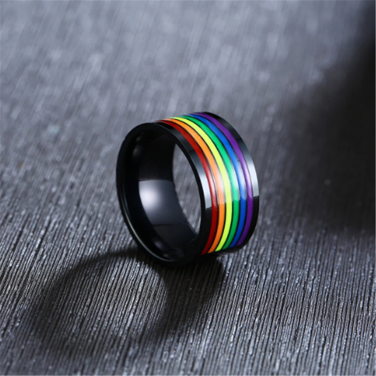 Black Rainbow Ring