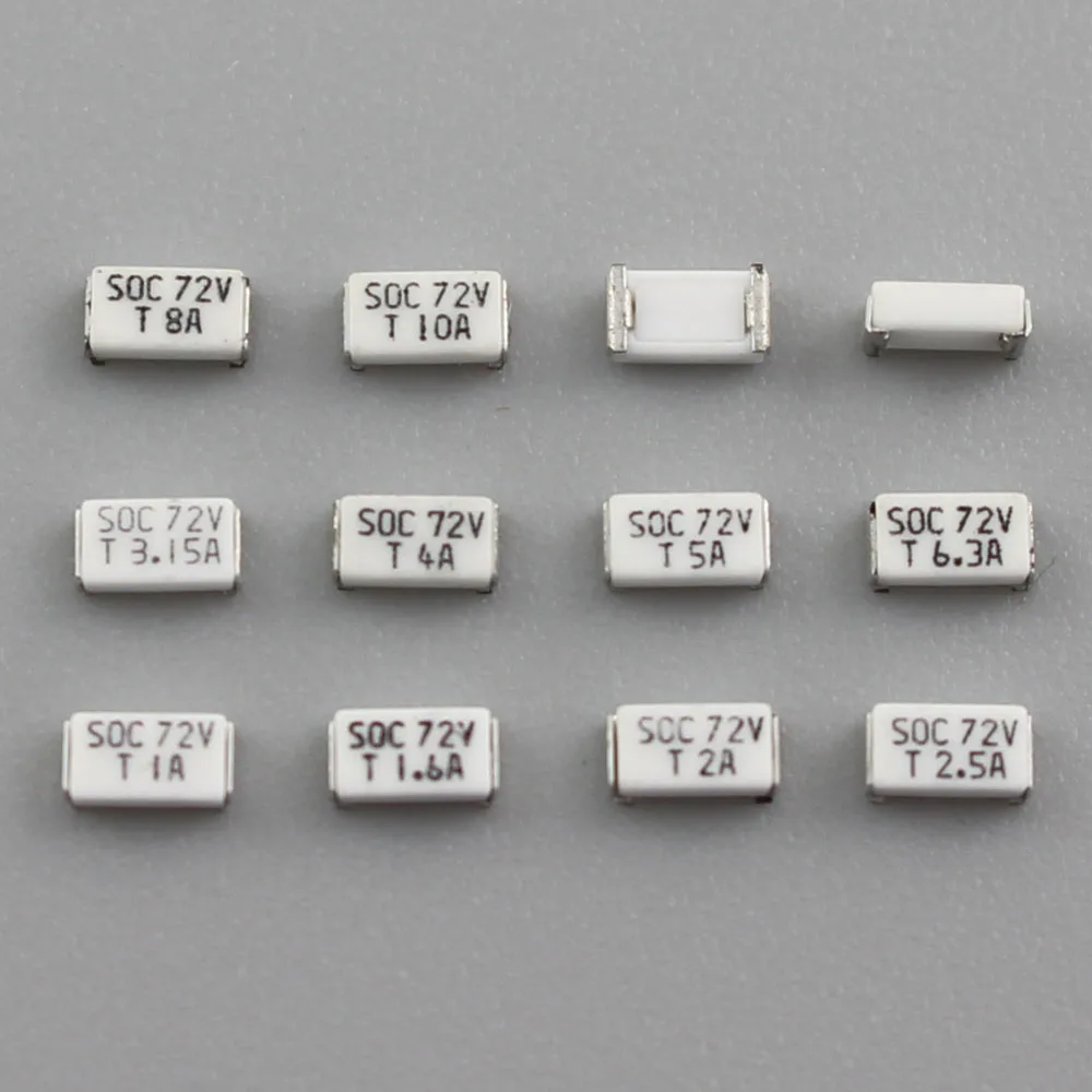 10pcs Micro Fuse Soc Smd Smt 1206 72v 11ct T 1a 1.6a 2a 2.5a 3.15a 4a ...