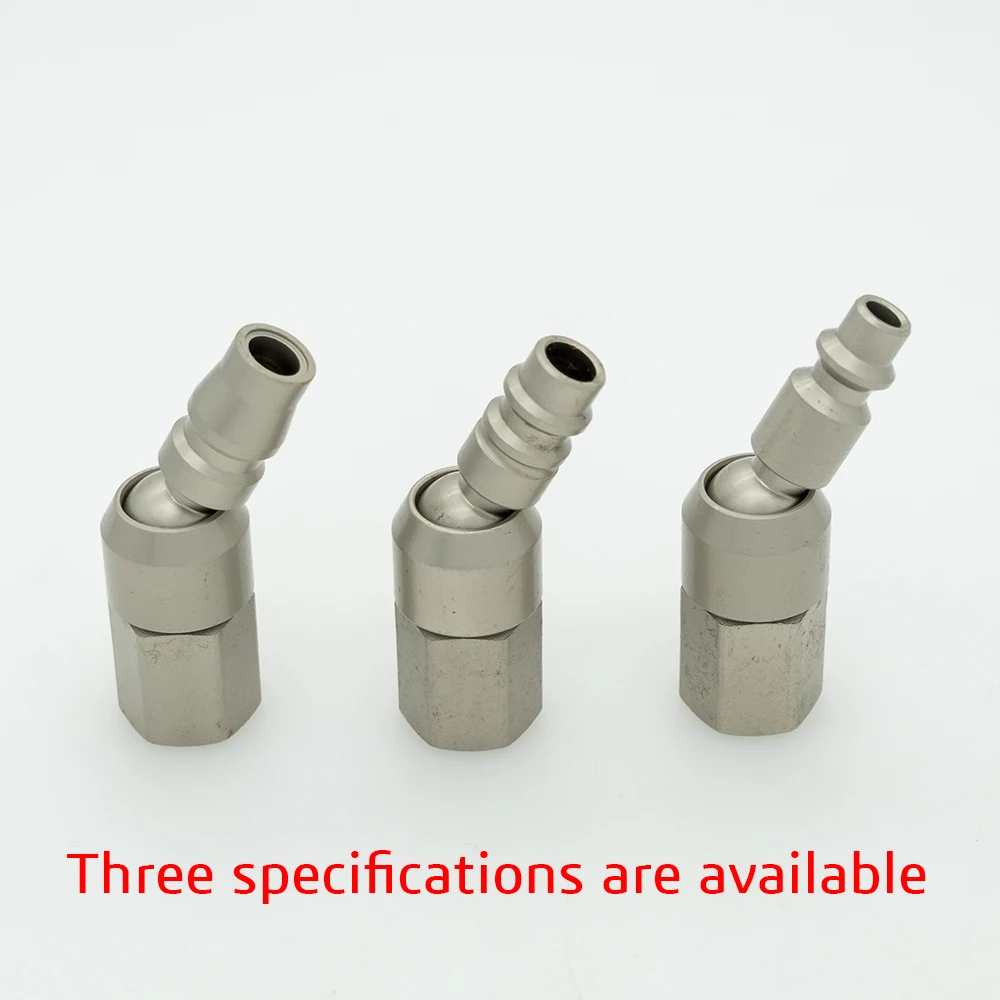 New Quick Release Couple Universal 360 Swivel Air Hose Connector Flow ...