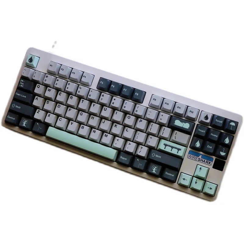 GMK Rain Day Clone 140 Keycaps PBT Dye Subbed Cherry Profile Korean ...