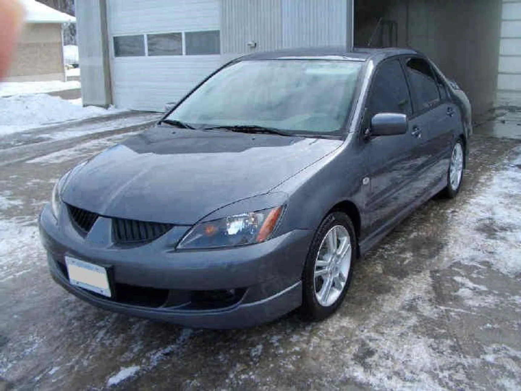 Fiberglass-Headlight-Eyebrows-Eyelids-for-2004-2006-Mitsubishi-LANCER ...