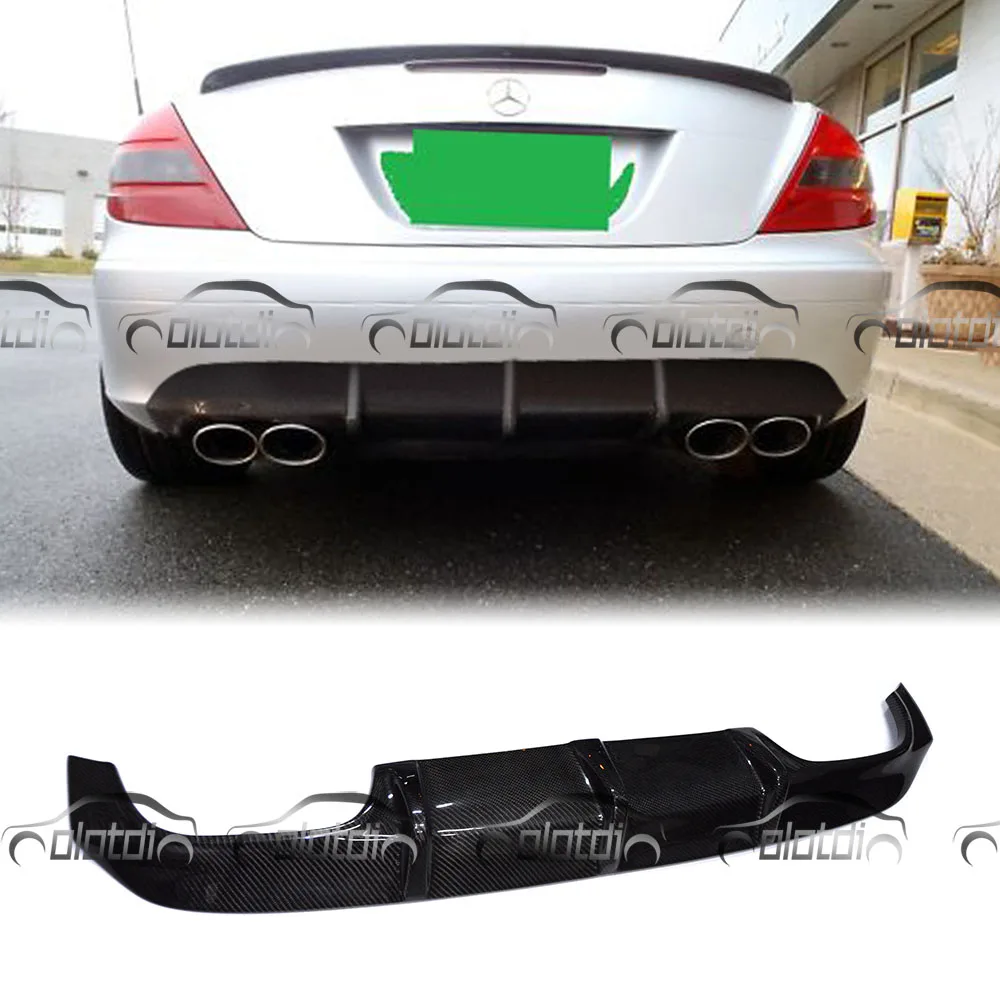 Carbon-Fiber-Rear-Bumper-Diffuser-Spoiler-Car-Styling-For-Mercedes-Benz ...