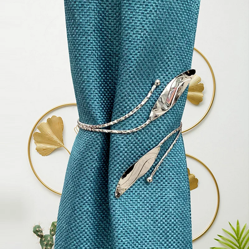 Rideaux,Embrasses de rideaux en alliage,dos de fenêtre,Style moderne et ...