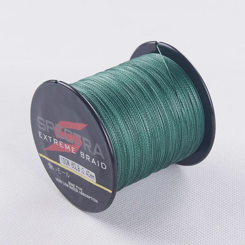 Fil de pêche,Ligne de pêche multifilament tressée à 8 brins,100 m,6,10 ...