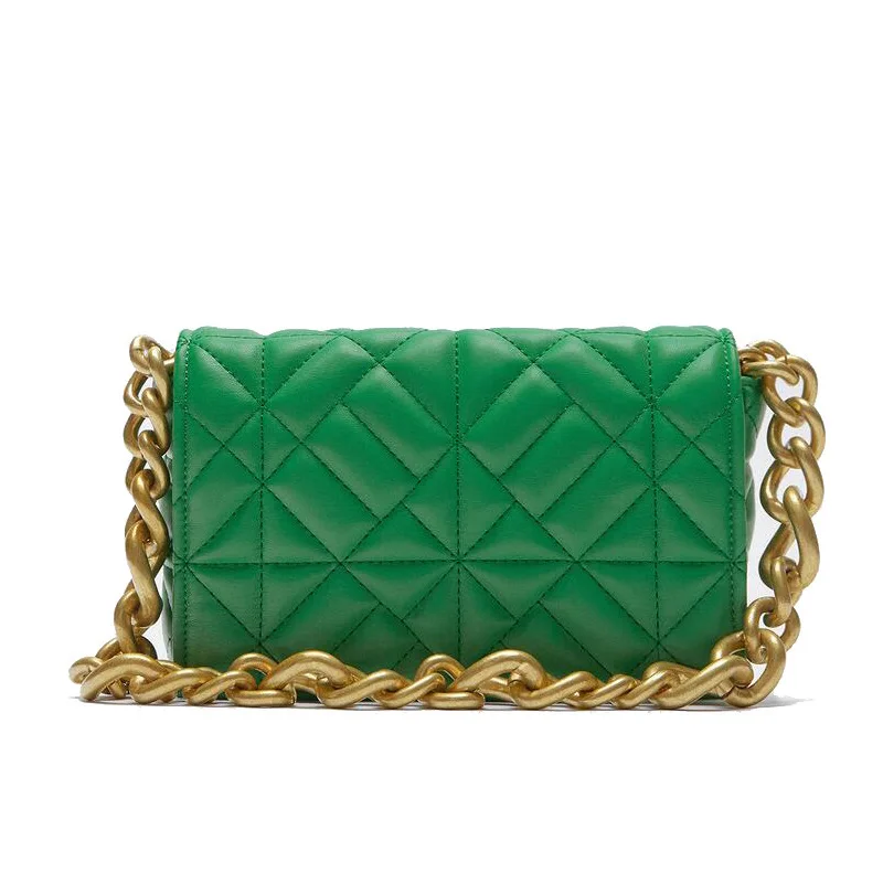 Green Bag Gold Chain | Small Green Handbag Women | Women Bags Green Gold - Shoulder Bag - Aliexpress