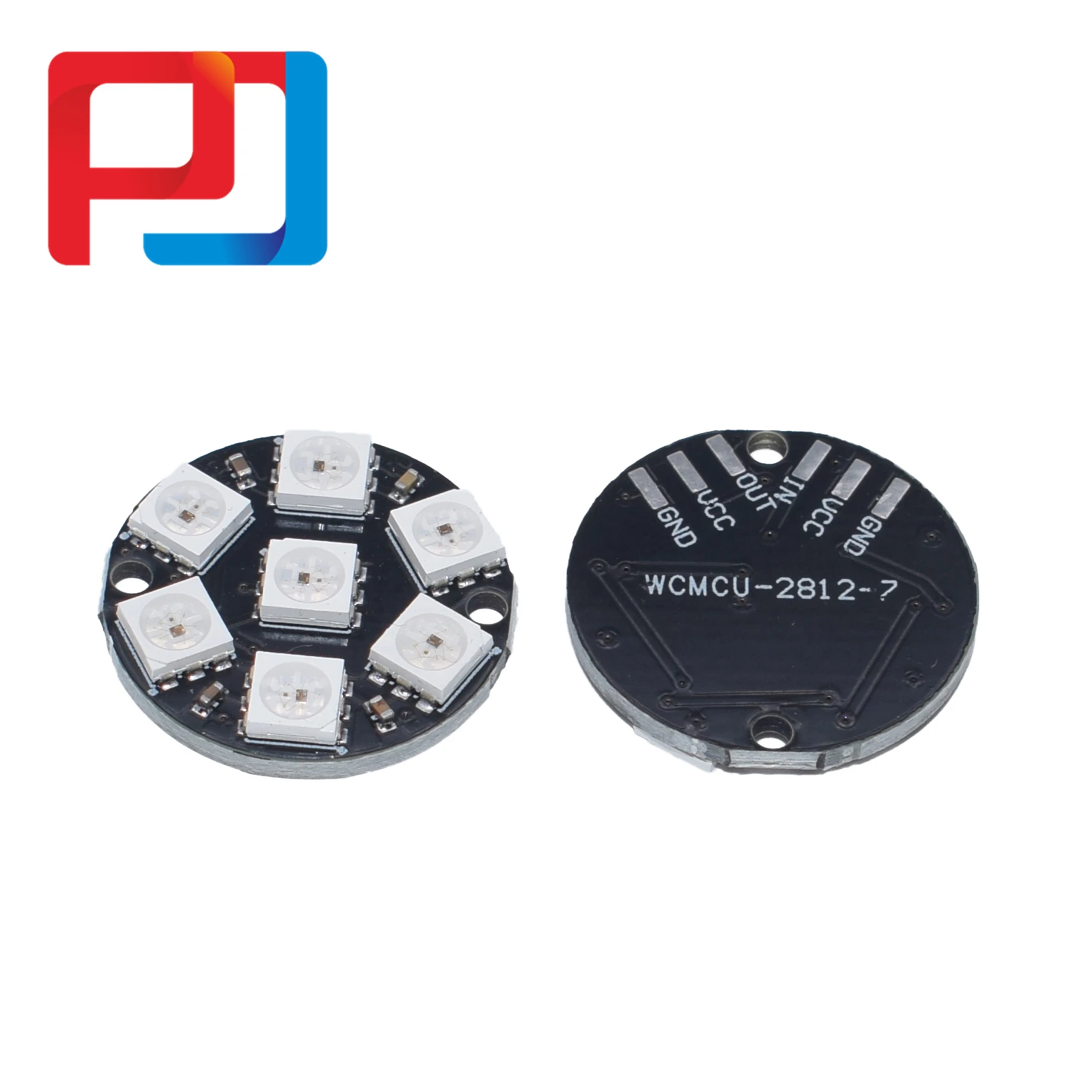 1PCS-X-RGB-LED-Ring-7-Bits-LEDs-WS2812-5050-RGB-LED-Ring-Lamp-Light ...