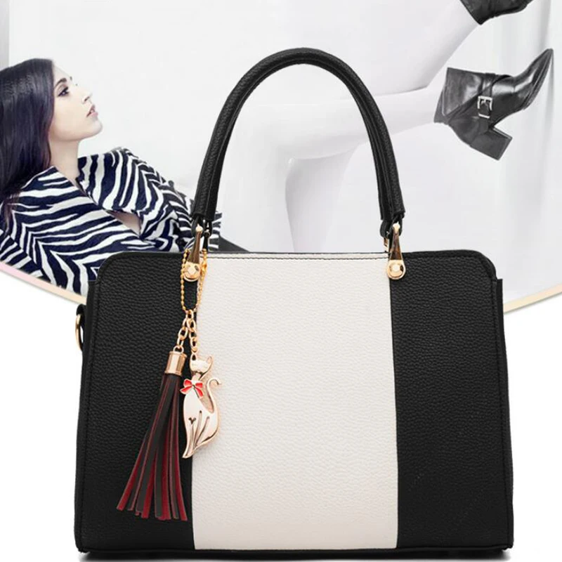Bolso-de-mano-con-flecos-para-mujer-bolsa-de-mano-informal-con-solapa ...