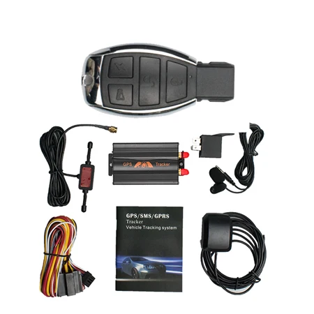 Veículo gps tracker + controle remoto GPS103B 3G localizador de posição ...