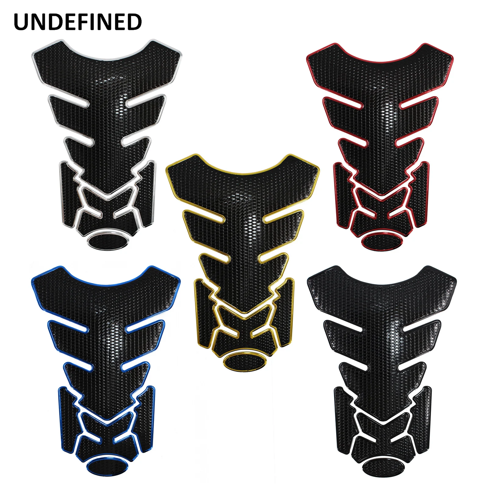 Motorcycle Tank Pad Protector Decals Gas Fuel Rubber Sticker for Yamaha ...