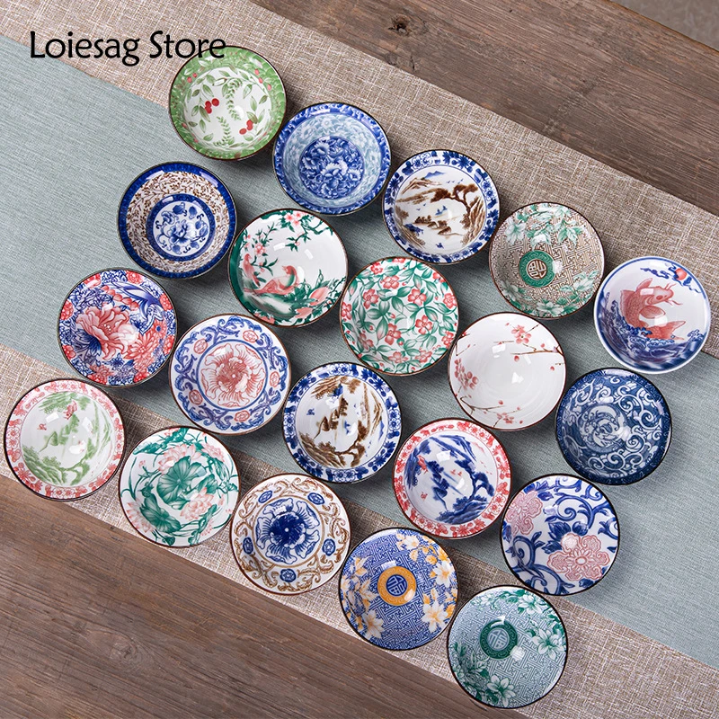 Loiesag 75ml Japanese Style Blue And White Porcelain Ceramic Jianzhan ...