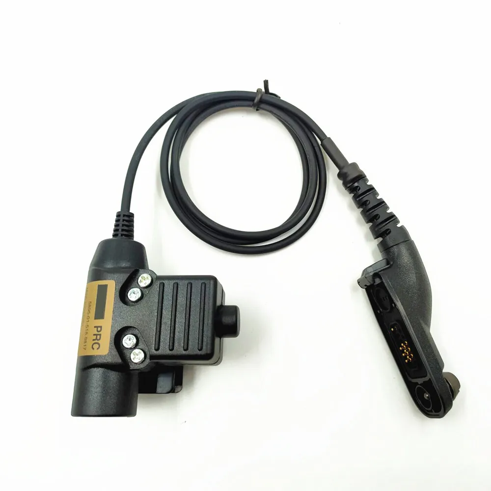 DulU94 PTT pour COMTAC MSA EARMOR TCA TRI,casque TRANplug pour Motorola ...
