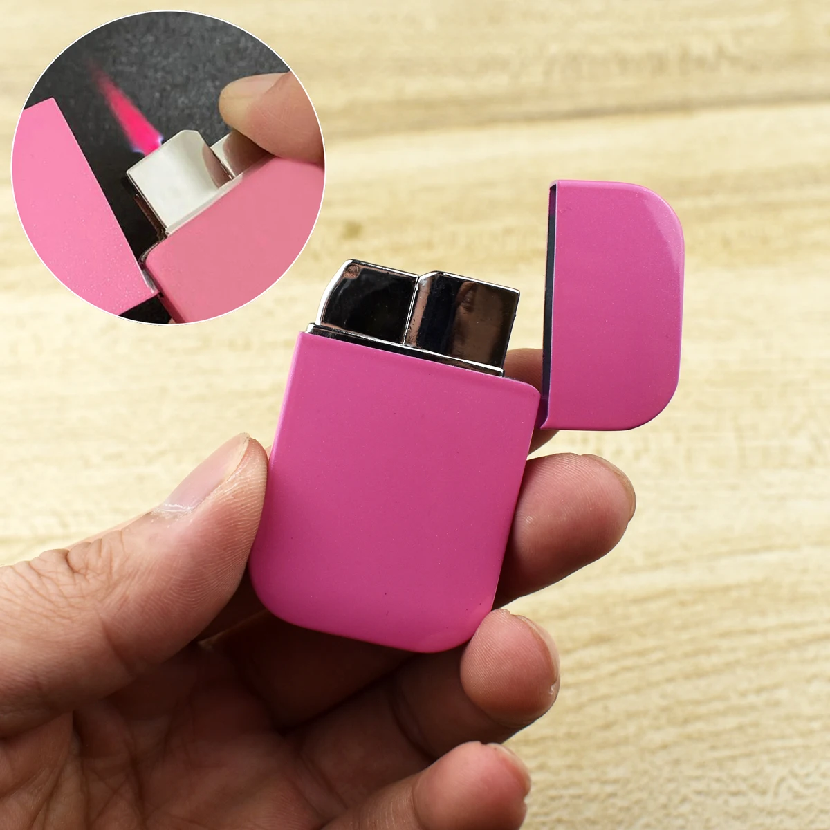 Unusual-Gas-Torch-Lighter-Creative-KT-Cigarette-Spray-Gun-Pink-Flame ...