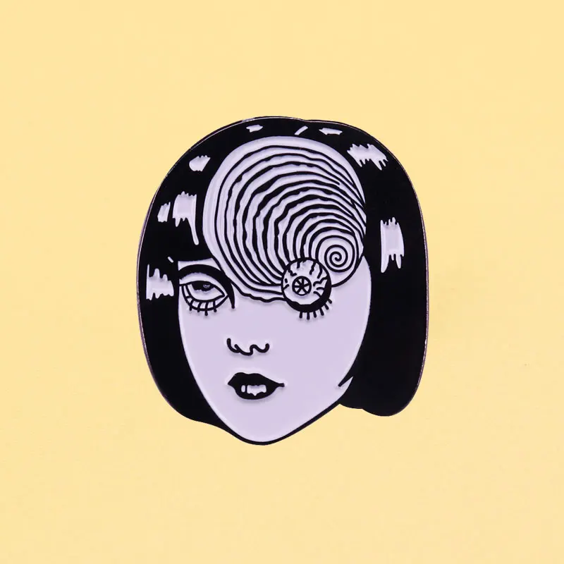 Japan-Horror-Manga-Junji-Ito-Emaille-Pins-Nette-Metall-Cartoon-Brosche ...