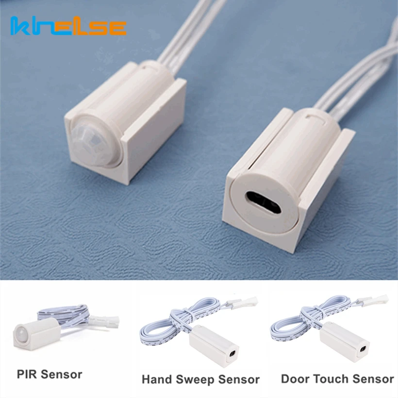 DC 12V 24V Mini Smart Sensor Switch Kitchen Under Cabinet Wardrobe LED ...