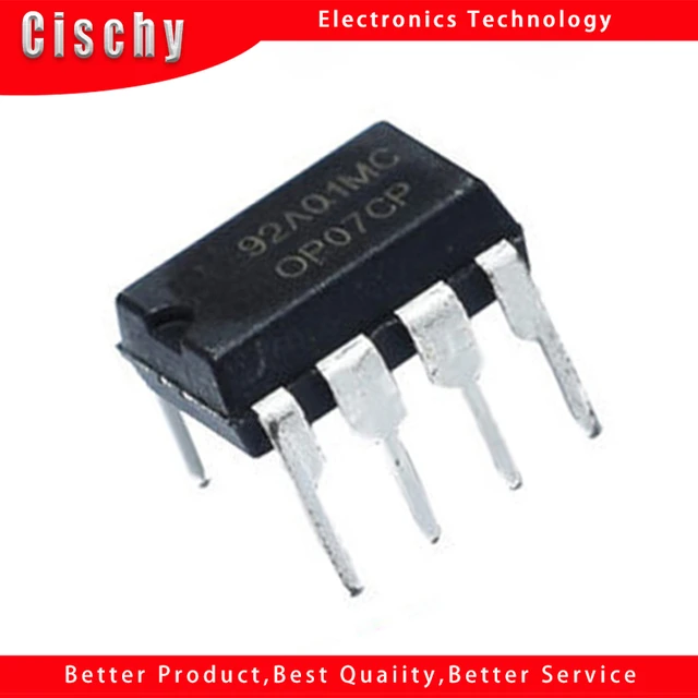 OP07 Op Amp IC Datasheet, Pinout, Equivalents Specs, 41% OFF