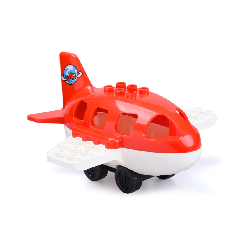 airplane airport aircraft Model figure big Building Block Kit Buildable ...