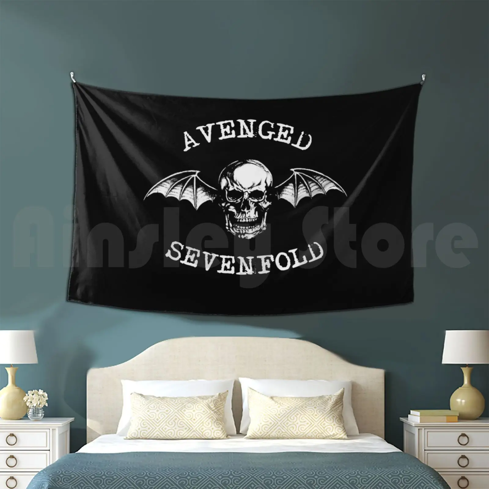 A Tapestry Background Wall Hanging Rock Avenged Metal Sevenfold A7x ...