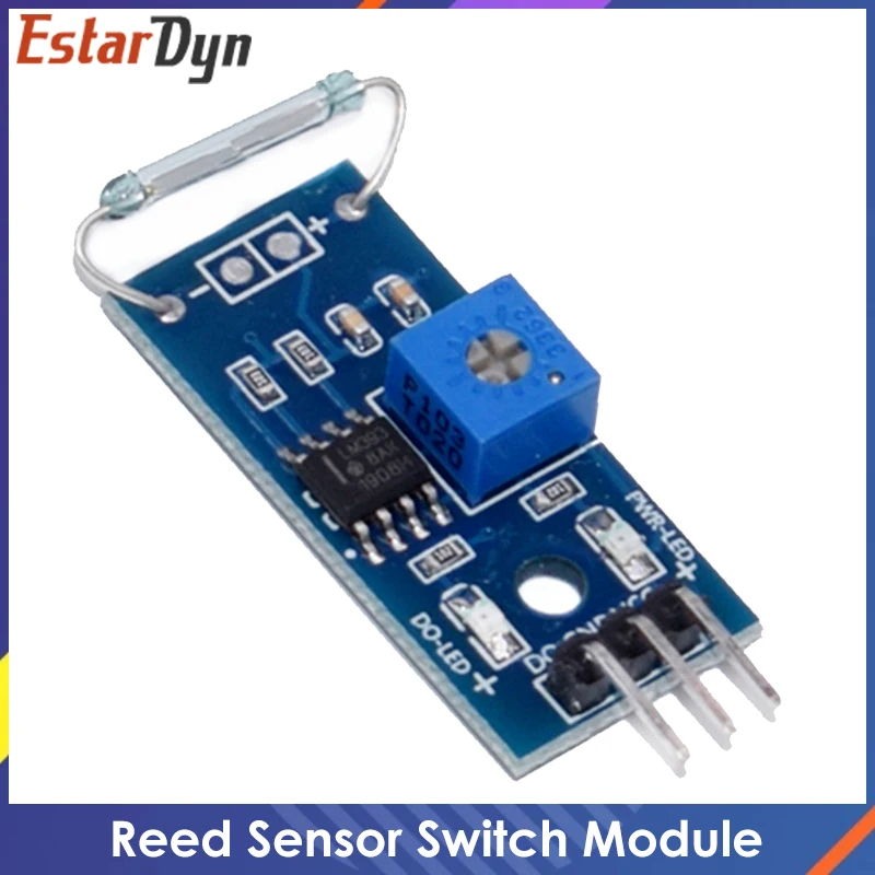 Lm393 Reed Sensor Module Y213 Magnetron Module Reed Switch Magnetic ...