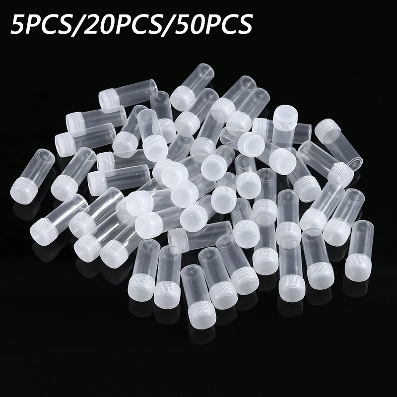 5ml-Sample-Plastic-Bottle-Test-Tube-Mini-Bottles-Vials-Storage ...