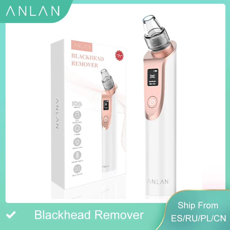 ANLAN Blackhead Remover Face Clean Pore Vacuum Acne Pimple Removal ...