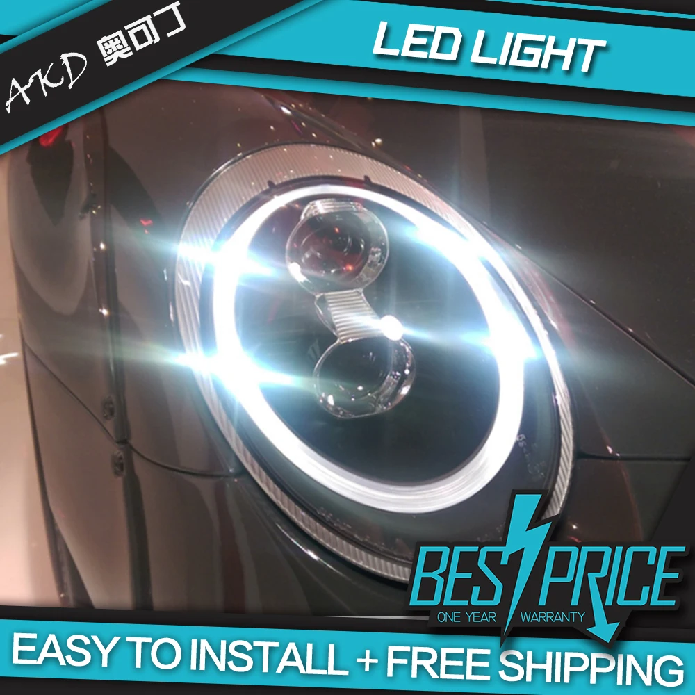 AKD Car Styling for Porsche 997 Headlights 2005-2008 911 LED Headlight ...