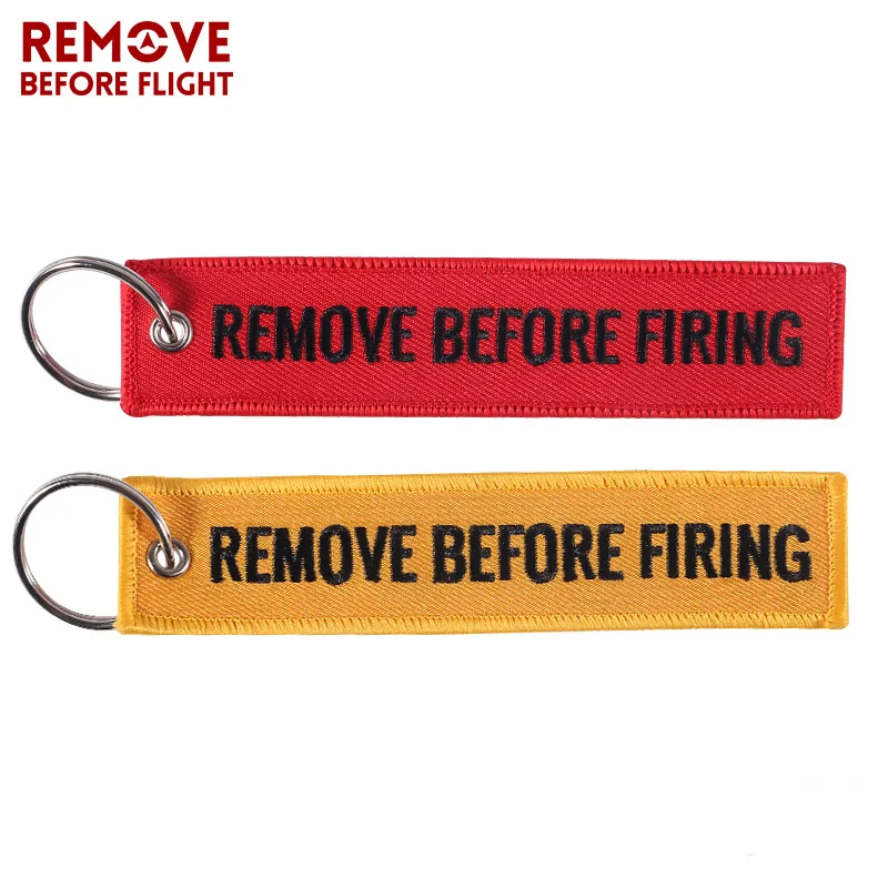 2 PCS REMOVE BEFORE FIRING Keychain Fashion Jewelry Chain Keychain for ...
