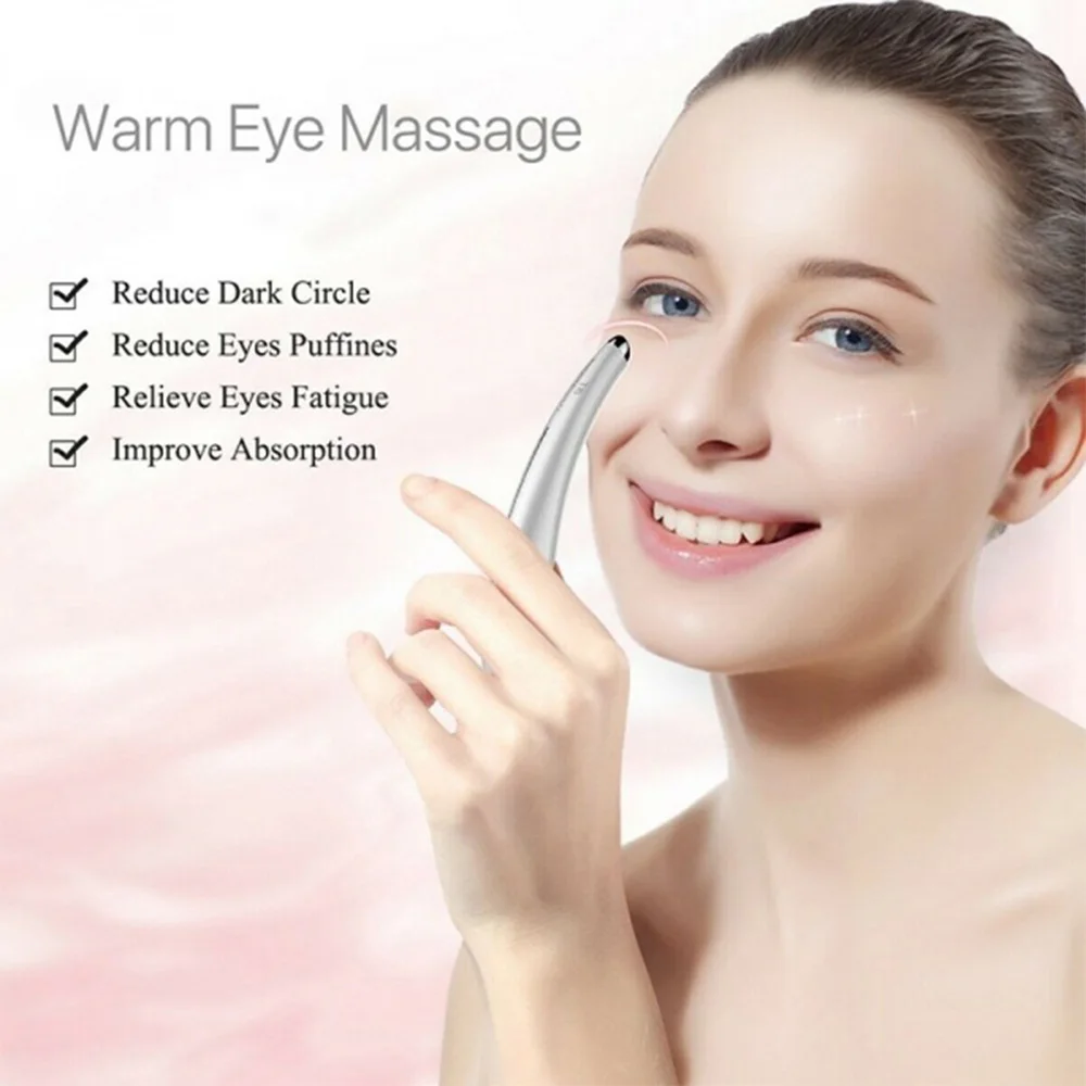 Mini Electric Vibration Eye Massager Anti-Aging Wrinkle Removal ...