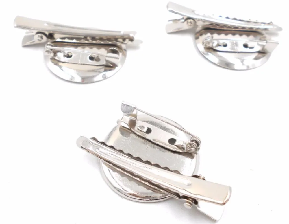 30-pcs-25mm-30mm-Brooch-Back-Bar-silver-color-brooches-base-spacers-DIY ...