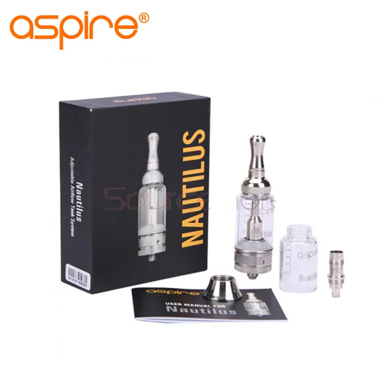 100% Original Aspire Nautilus Tank 5ml Adjustable Airflow Tank Atomizer ...