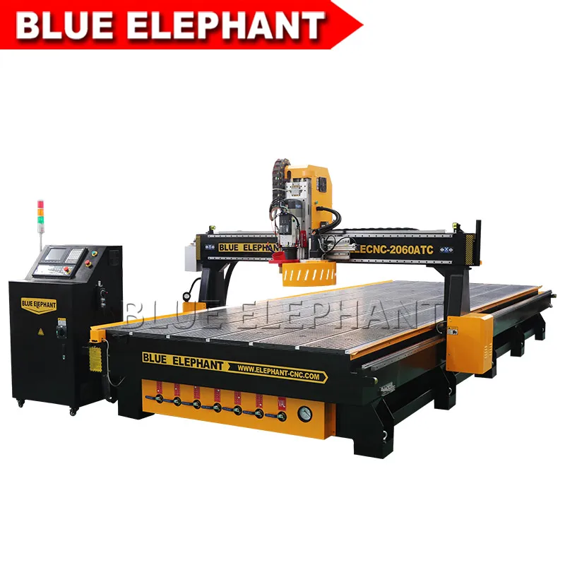 Blue Elephant 3Axis ATC CNC Router High speed Wood Machine for ...