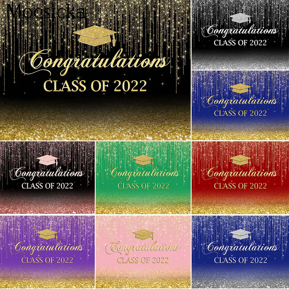 Class Of 2022 Gold Glitter